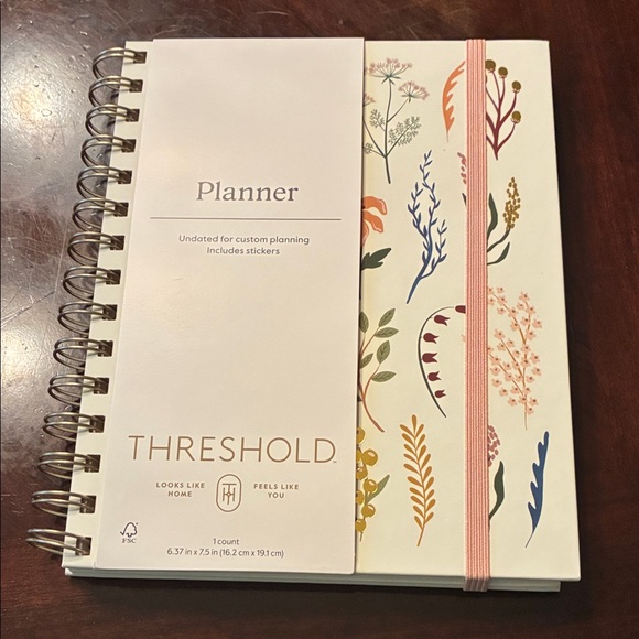 Threshold | Office | Threshold Undated Planner With Floral Design And ...